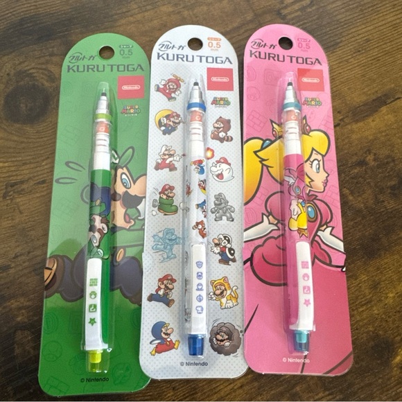 Nintendo | Office | Nintendo Stationary Mechanical Pencils Kurutoga ...